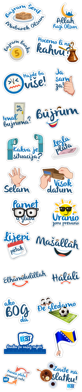 Viber stickeri BBI Banke