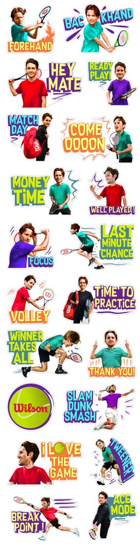 Tennis Passion by Samuel Begg