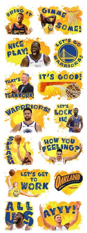 Warriors Sticker Pack