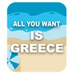 Visit Greece Stickers