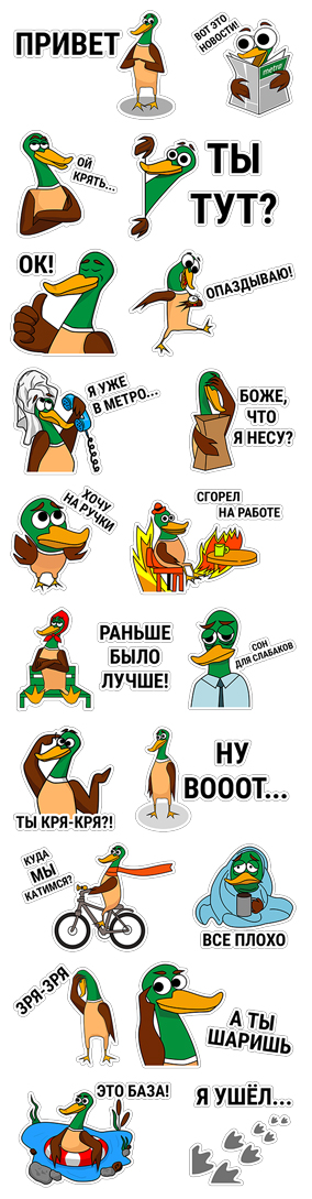 Утка полная грусти