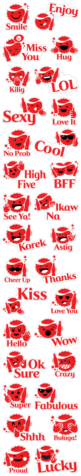 Coca-Cola Emoticons